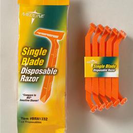 RAZOR SINGLE BLADE 500 EA/CS - Medline | HME Catalog