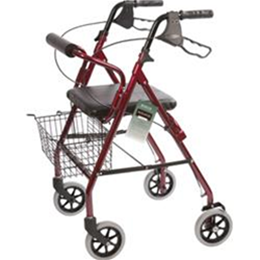 Walkers / Rollators :: Rollator With Padded Seat, Guardian Easy Care ...
